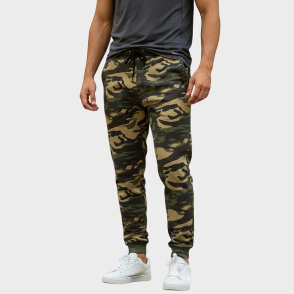 Royal Blue | Pants | Royal Blue Mens 3xl Green Camo Joggers Fleece ...